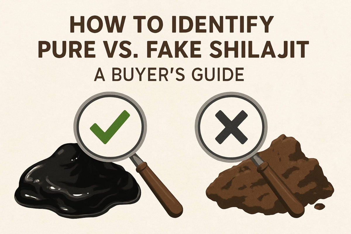 How to Identify Pure vs. Fake Shilajit: A Buyer's Guide – Panchamrit